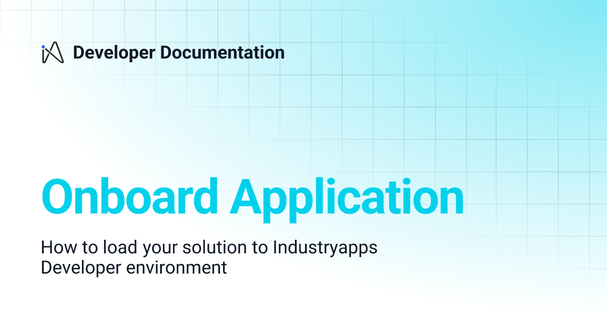 Onboard Application | Developer Documentation