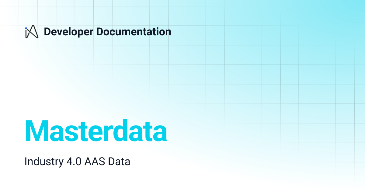Masterdata | Developer Documentation