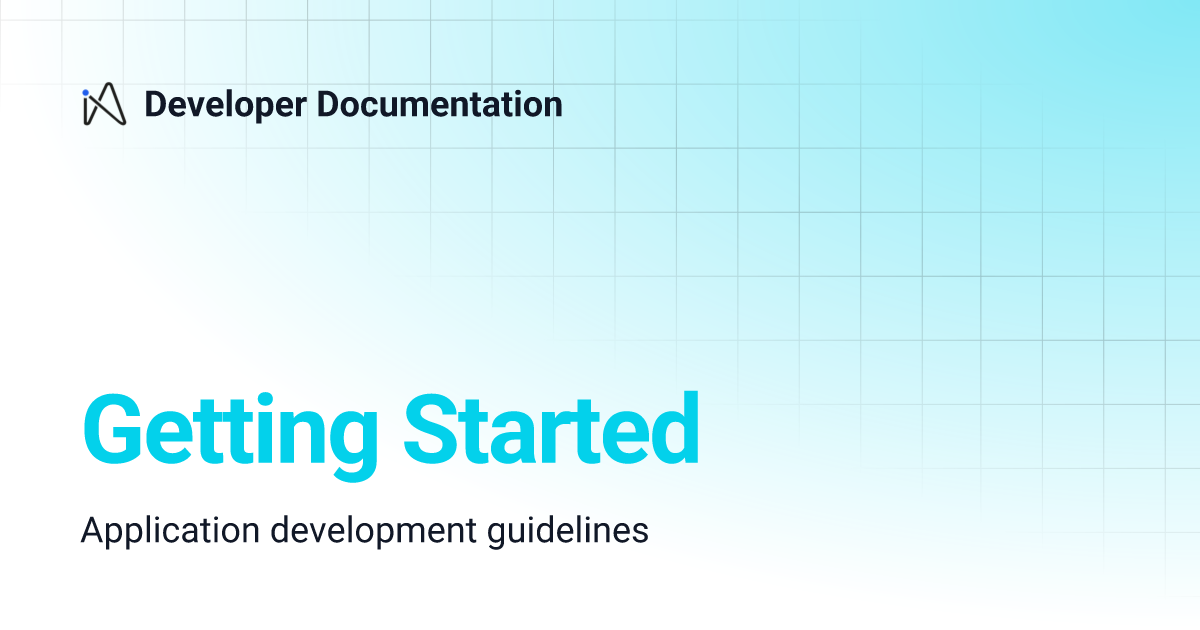 Getting Started | Developer Documentation